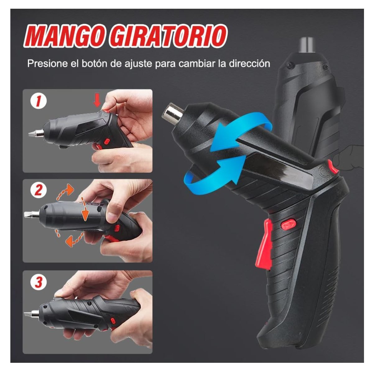 FixMaster–Destornillador Recargable Inalámbrico - Comprateloo-Lo mereces